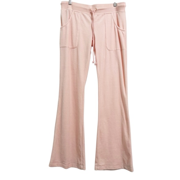 TWISTED HEART | Pants & Jumpsuits | Twisted Heart Pink Velour Flare Leg ...